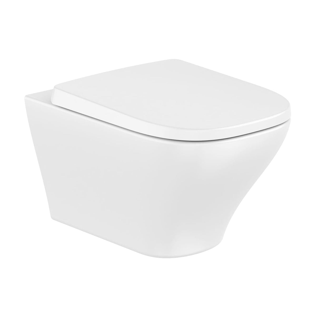 ROCA Cuvette WC suspendue sans bride Optica, système Vortex, abattant ...