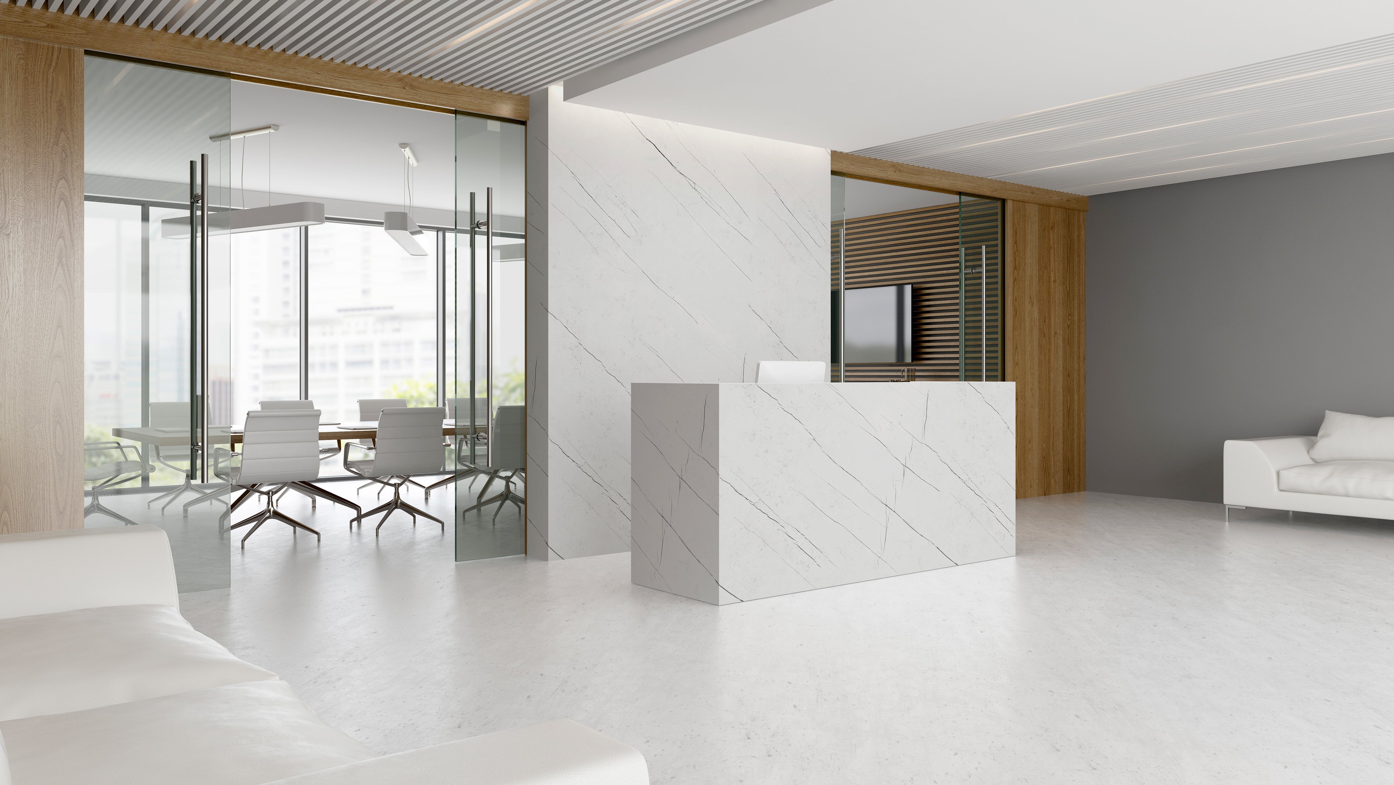 VIPANEL Panneau mural en alu-composite aspect Marbre Classico finition ...